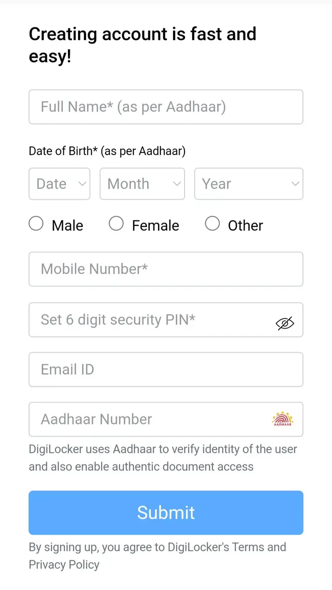 Digilocker App How To Set Up Your Account The Hindu Businessline